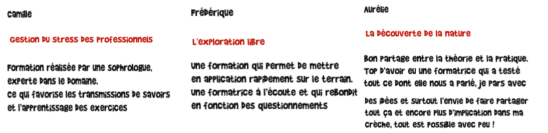 Formations Petite Enfance - Agapi